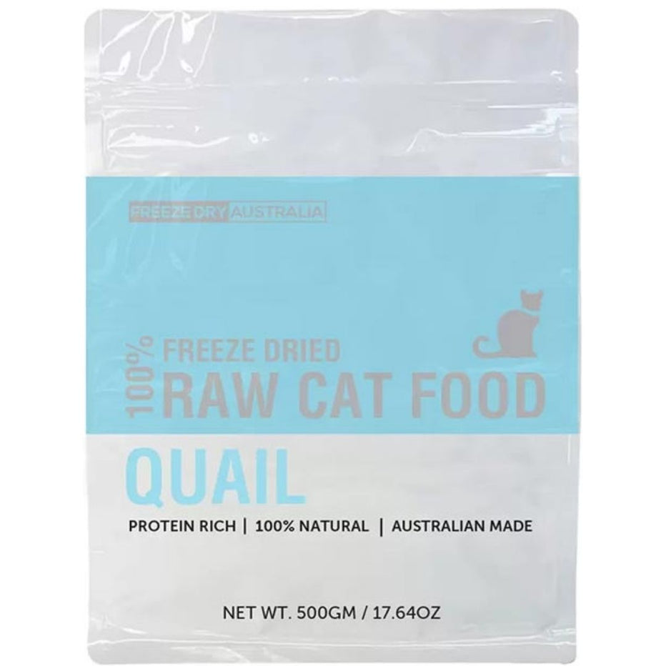 Freeze Dried Raw Cat Food Quail – rawpetco