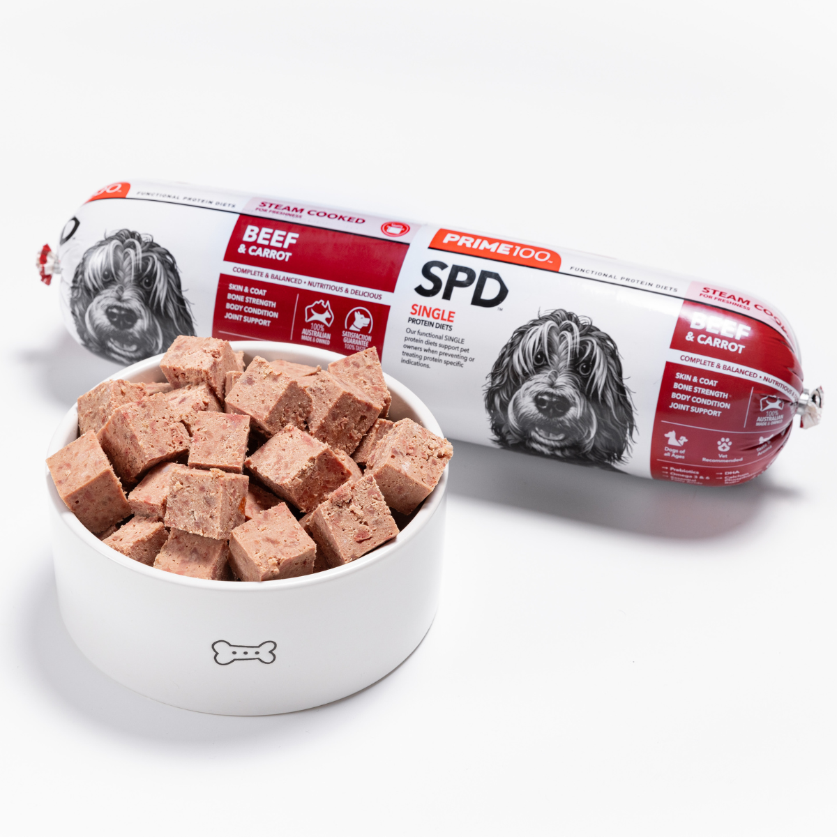 Prime 100 Beef & Carrot 2kg – rawpetco