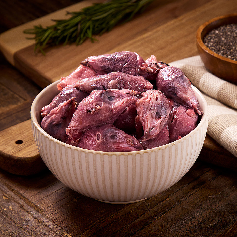 Raw Quail Heads for Dogs & Cats 1kg | Raw Pet Co.